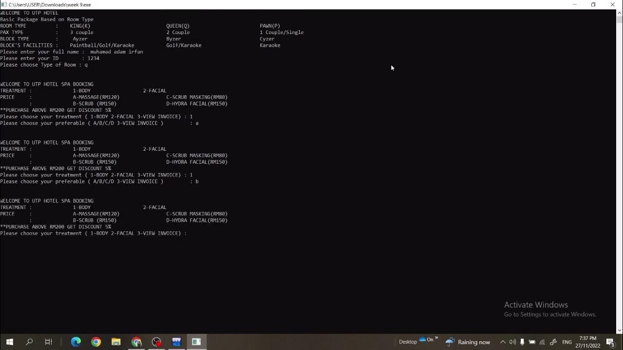Assignment 3 Structured Programming - YouTube