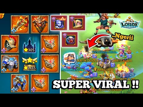 Nekat Lawan 4 Emperor Sultan Korea !! Mythic Traps Bayu Kena Hantam 3 Hero 11K - Lords Mobile