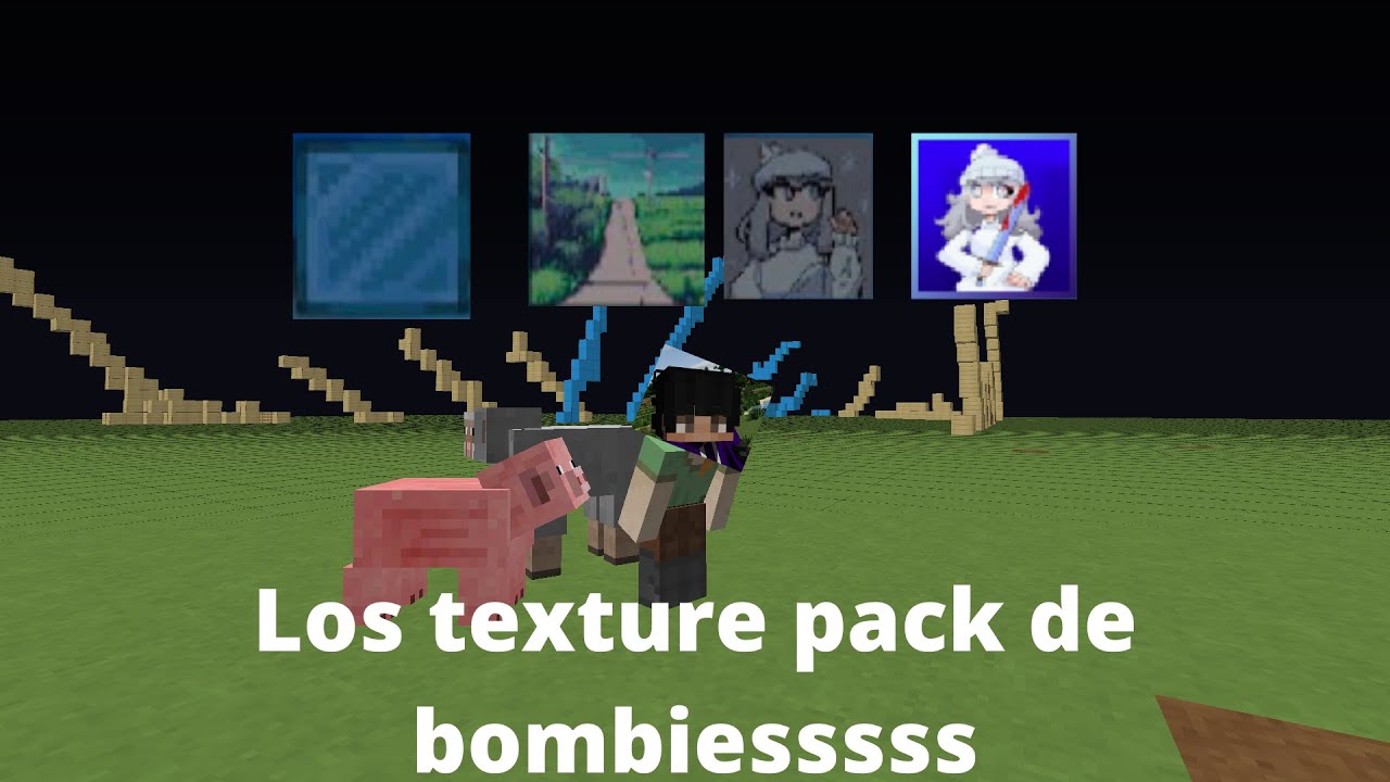 BEDWARS pero uso todos los TEXTURE PACKS de BOMBIES - YouTube