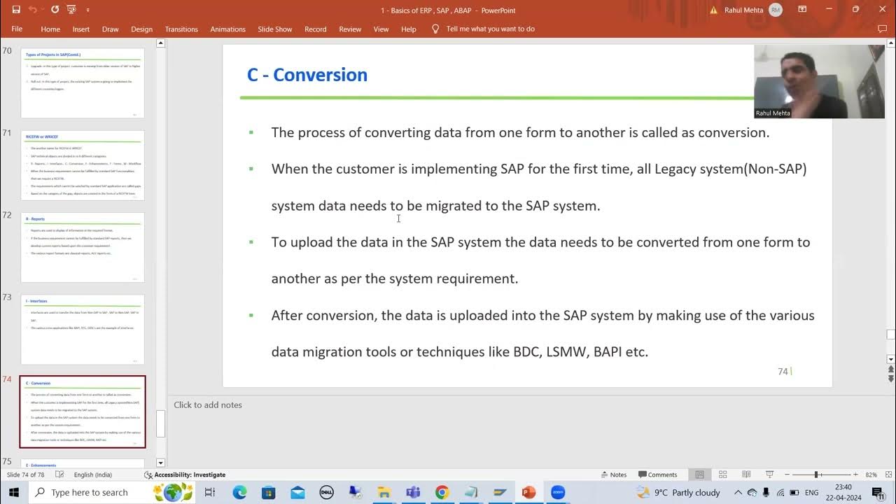 25 - Basics of SAP and ABAP - RICEFW Part2 - YouTube