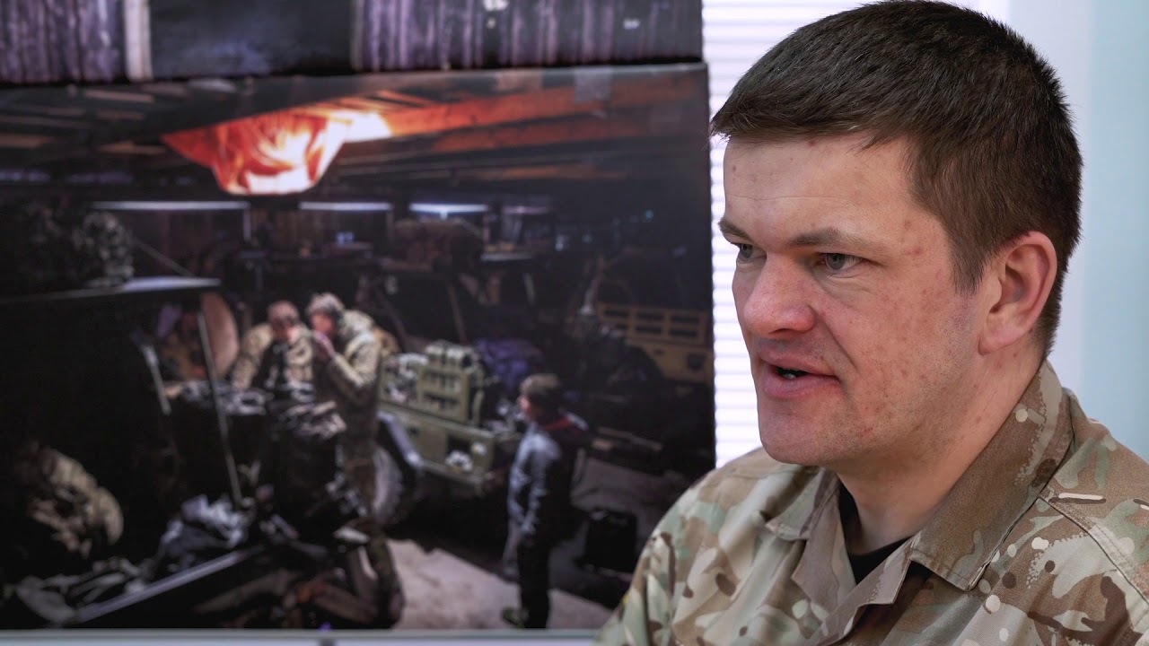 Corp Ben Beale about photographing the Supacat - YouTube