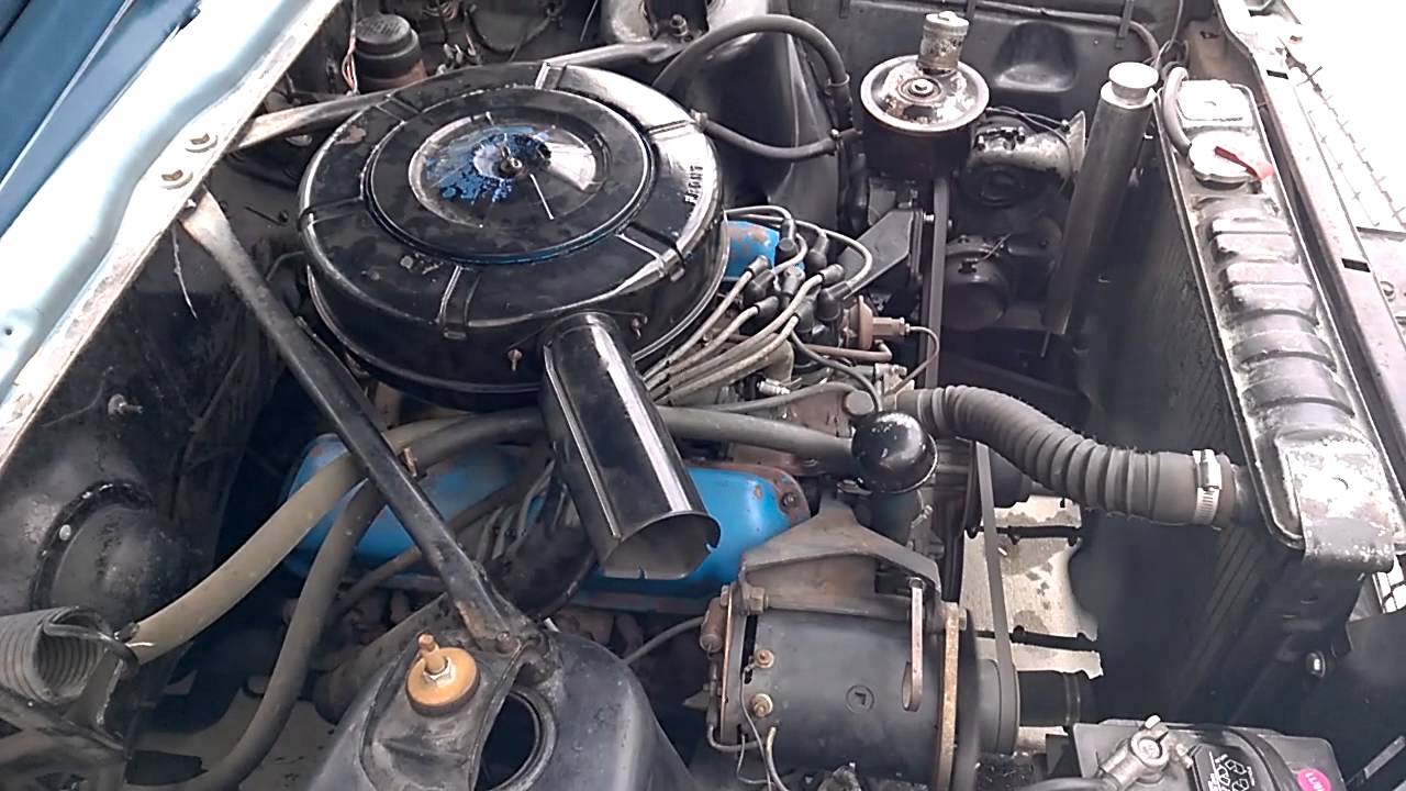 1963 Ford Fairlane 500 Sports coupe - motor running - YouTube