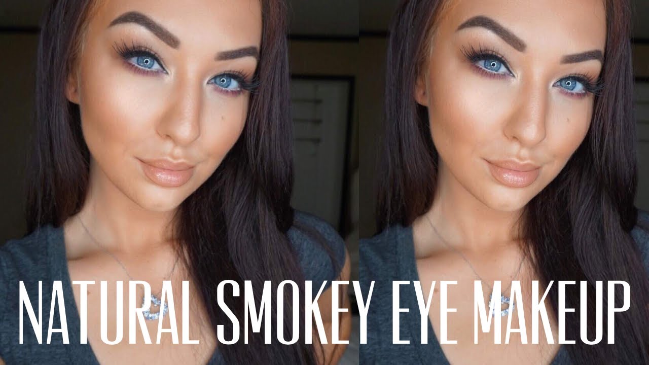 NATURAL SMOKEY EYE MAKEUP | Montana Buck - YouTube