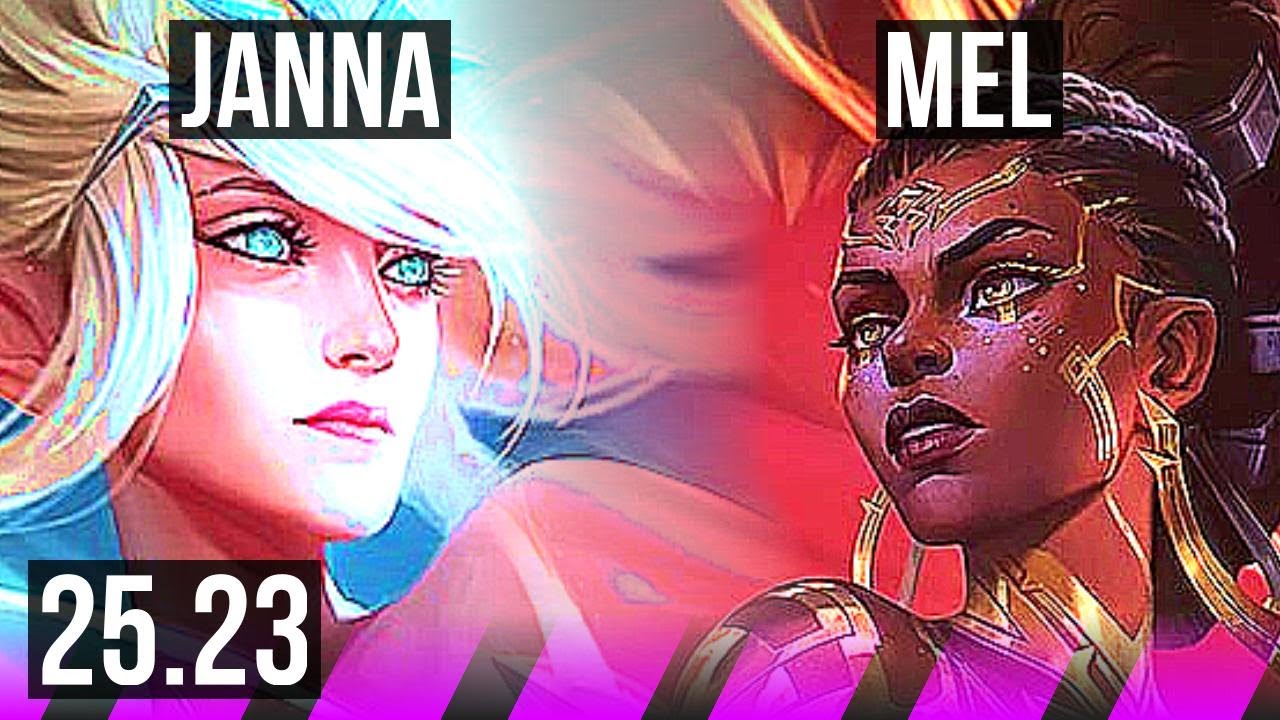JANNA & Draven vs MEL & Jinx (SUP) | EUW Master | 25.23 - YouTube