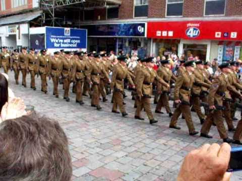 Rifles Regiment march in Darlington 2.AVI - YouTube
