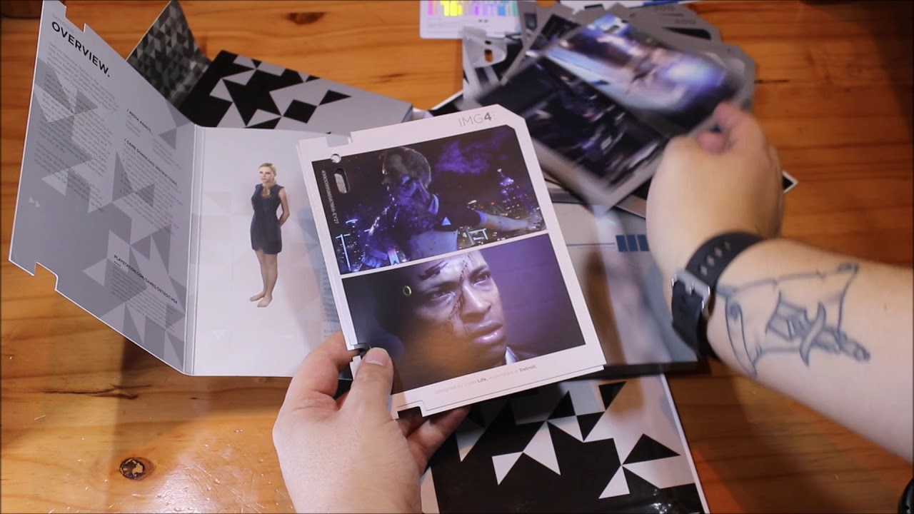 Detroit Become Human Press Kit Unboxing - YouTube