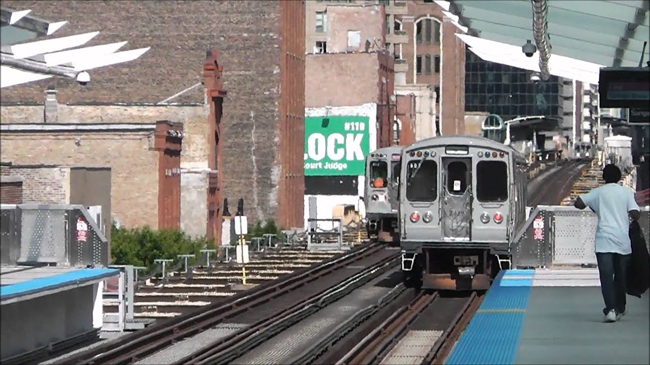 CTA's new Morgan Station, Green/Pink Lines, as of 22.05.12 - YouTube