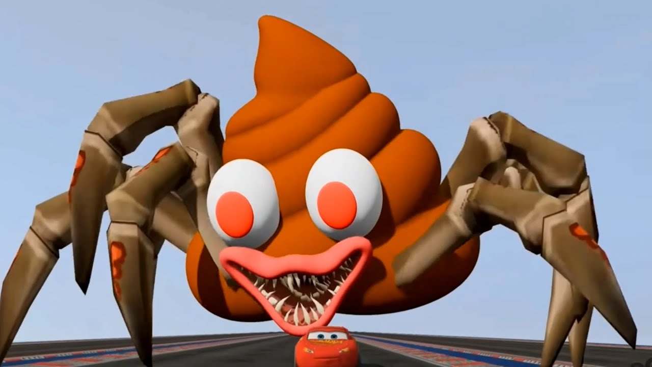 Lightning McQueen Poop Eater 🆚 Monster Truck Eater - Coffin Dance Song ...