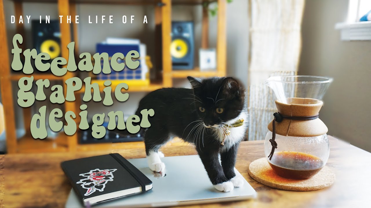 DAY IN THE LIFE OF A FREELANCE GRAPHIC DESIGNER - YouTube