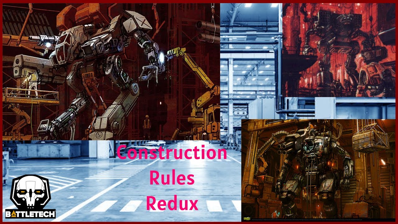 Battletech Construction Rules, what can we change, update and use now? - YouTube