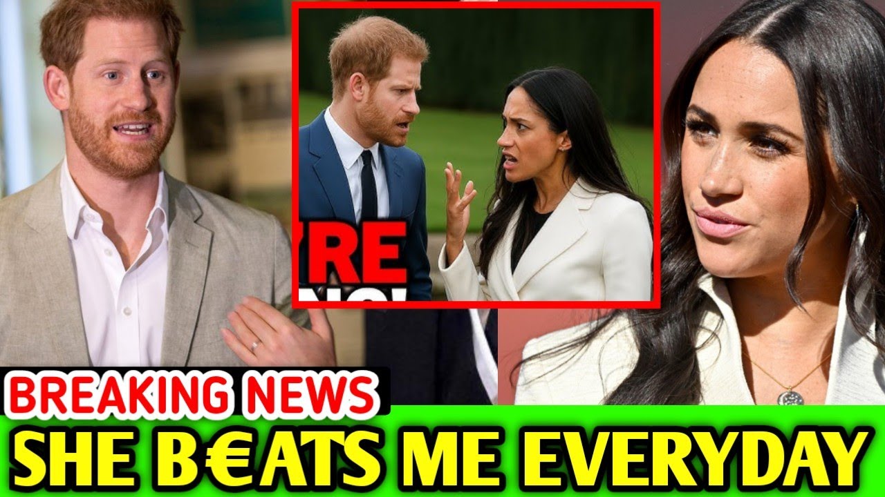 Prince Harry crying for help after an epic fight with Meghan mackle ...