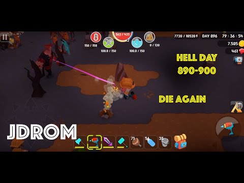 Mine Survival | Hell Mode S3 | Day 890-900 | Build center part P2 - YouTube