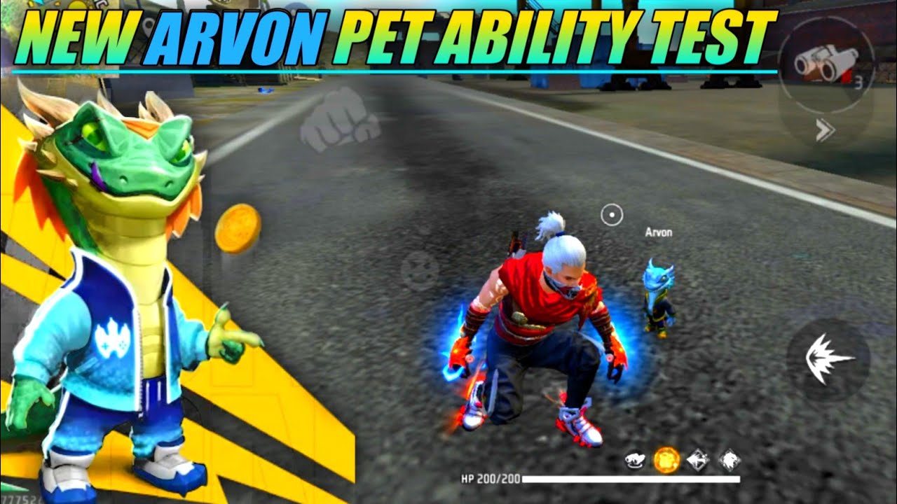 NEW ARVON PET ABILITY FULL DETAILS || New pet in free fire || New Arvon ...