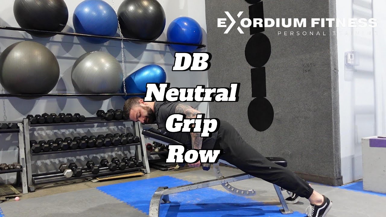 DB Neutral Grip Row - YouTube