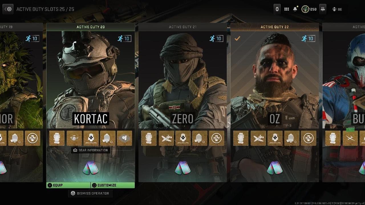 My DMZ Operator Collection (All Fully Geared Up) - YouTube