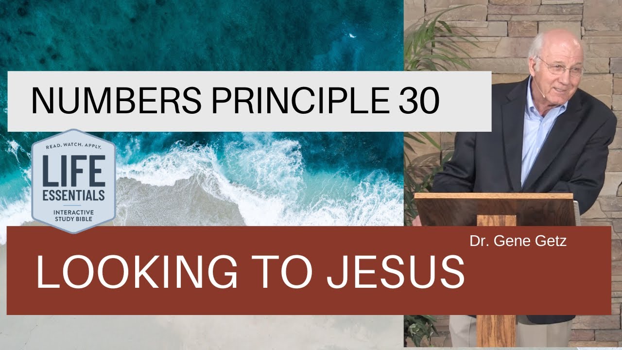 Numbers Principle 30: Looking to Jesus - YouTube