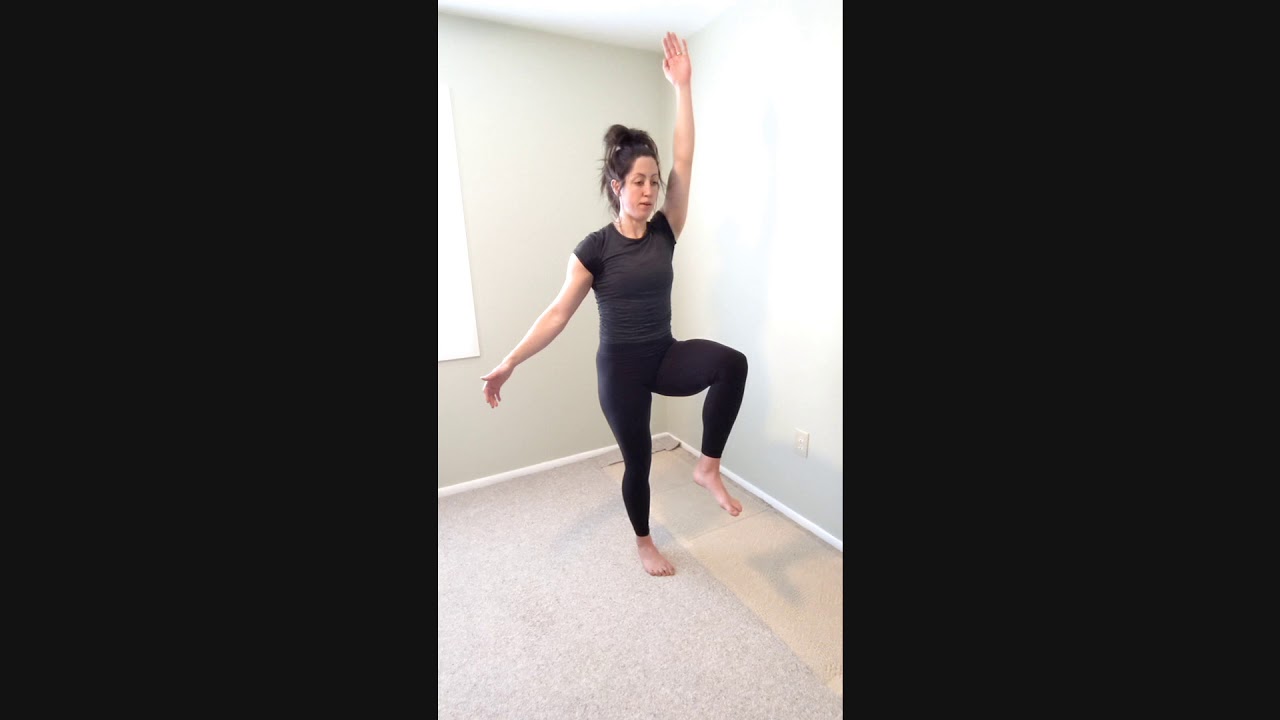 Single Leg Toe Touch - YouTube