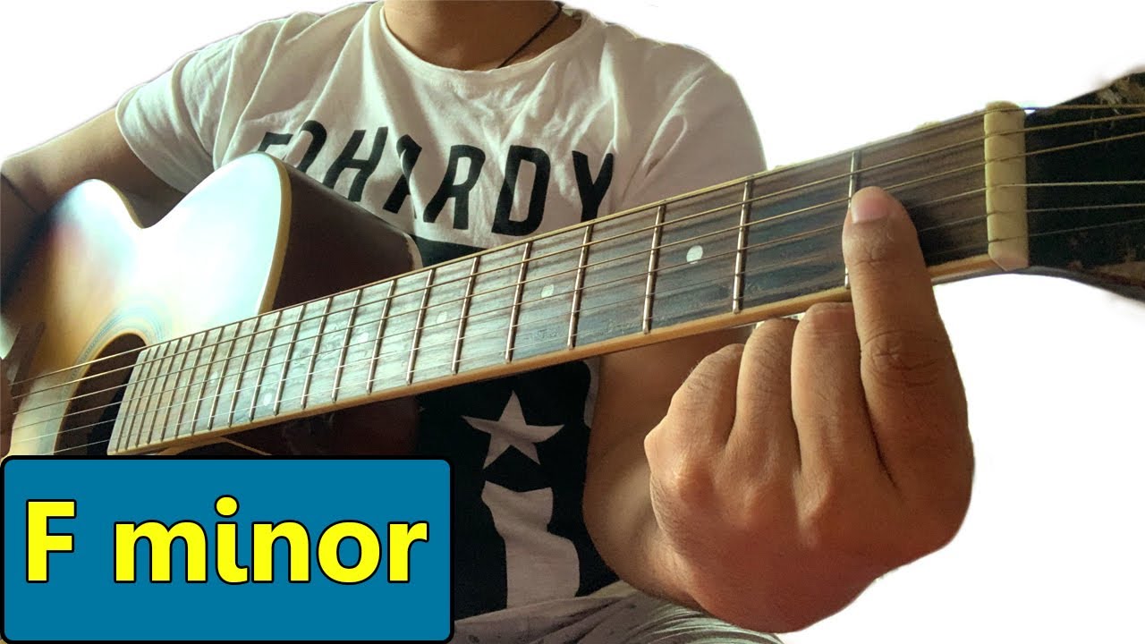 F minor (Fm) Chord for Beginners | Guitar Lessons - YouTube