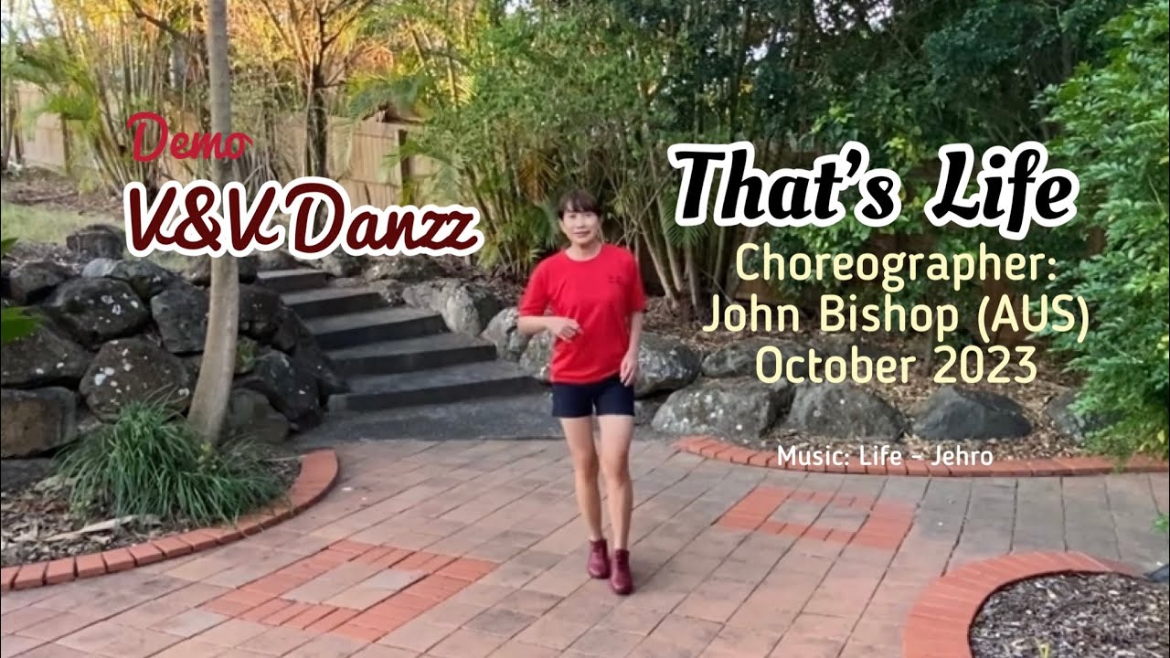 That’s Life - Line Dance (Choreo : John Bishop) - YouTube