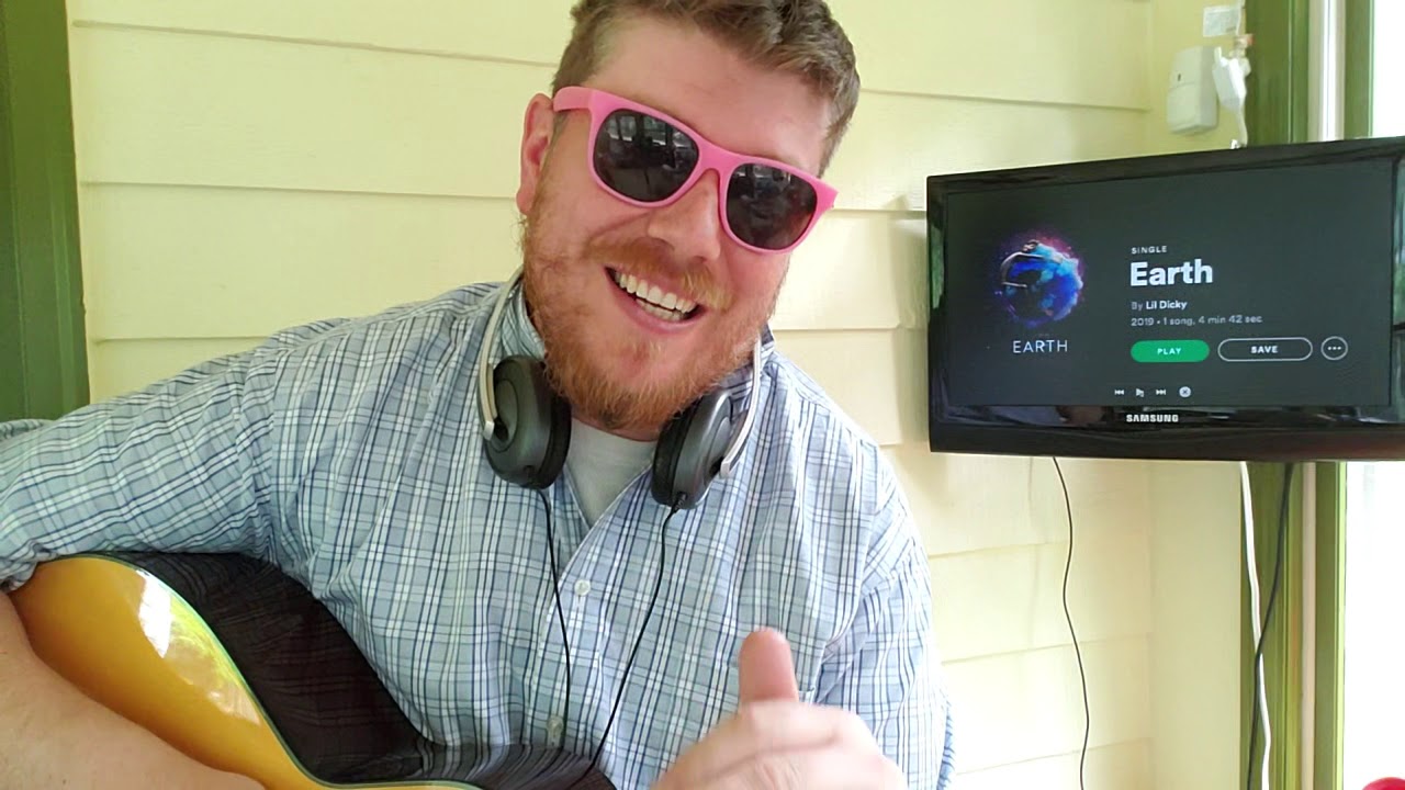Earth - Lil Dicky // easy guitar tutorial beginner lesson - YouTube