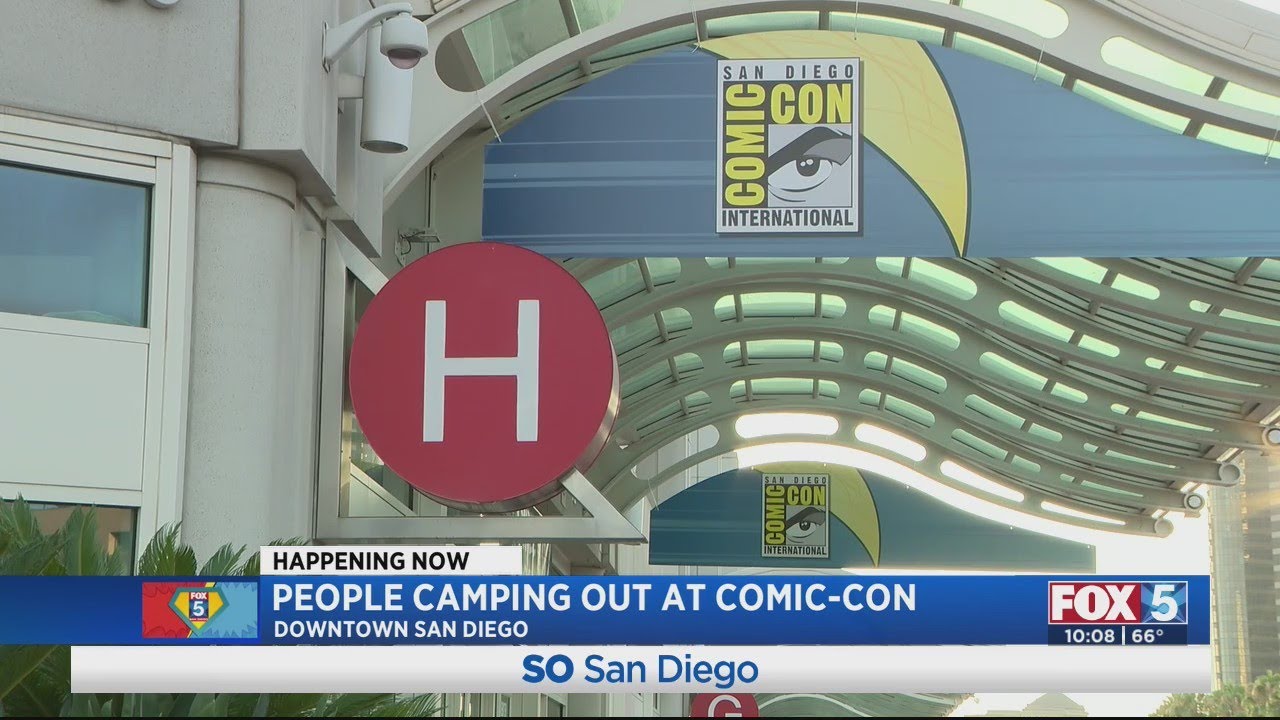 People Camping Out At Comic-Con - YouTube