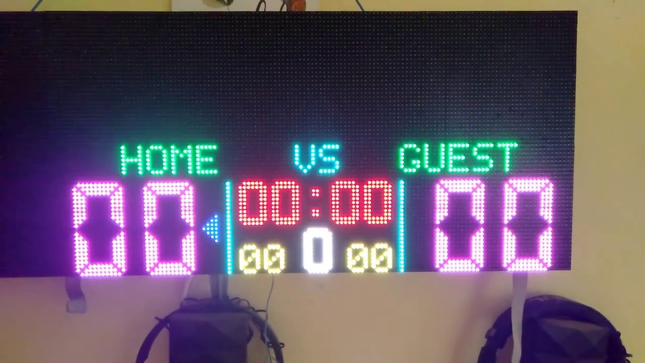 DEMO SCOREBOARD RGB FULL COLOR - YouTube