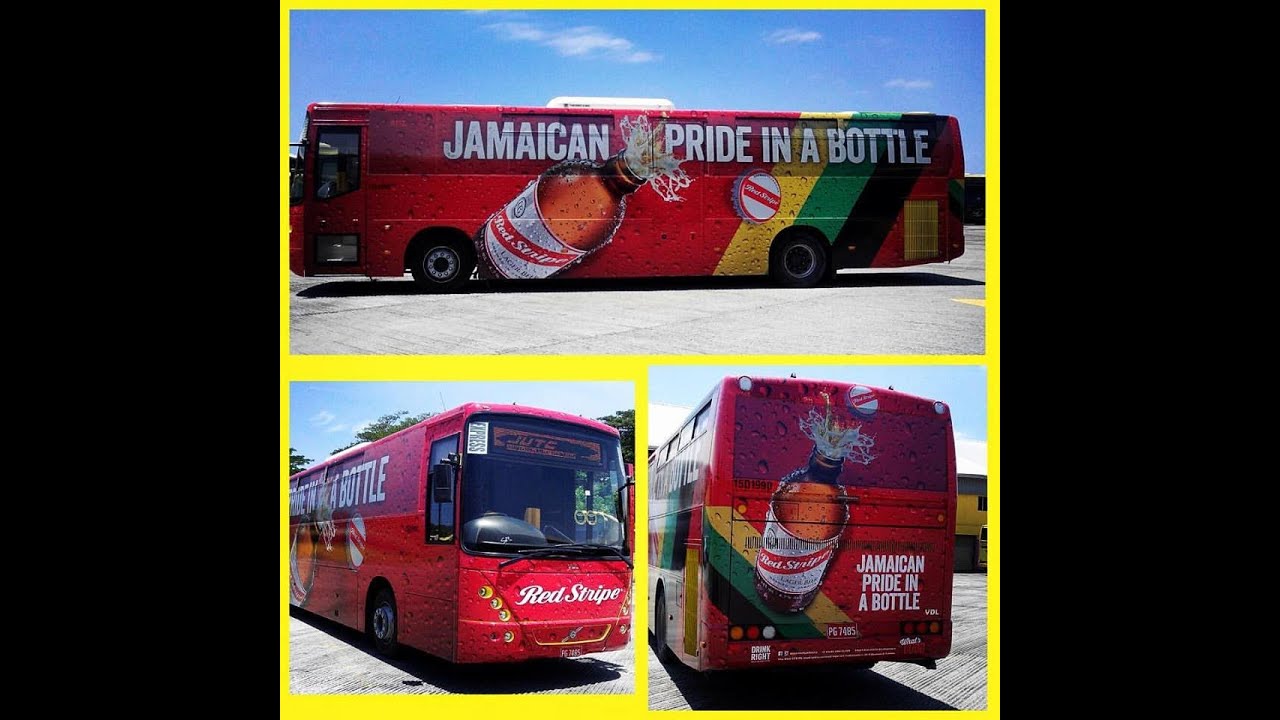 Jamaica Urban Transit Company, (JUTC). VDL Mistral Volvo B7R. - YouTube