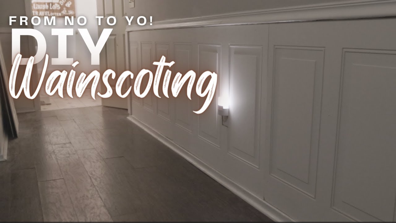 I Mastered Wainscoting As A First-Timer - YouTube