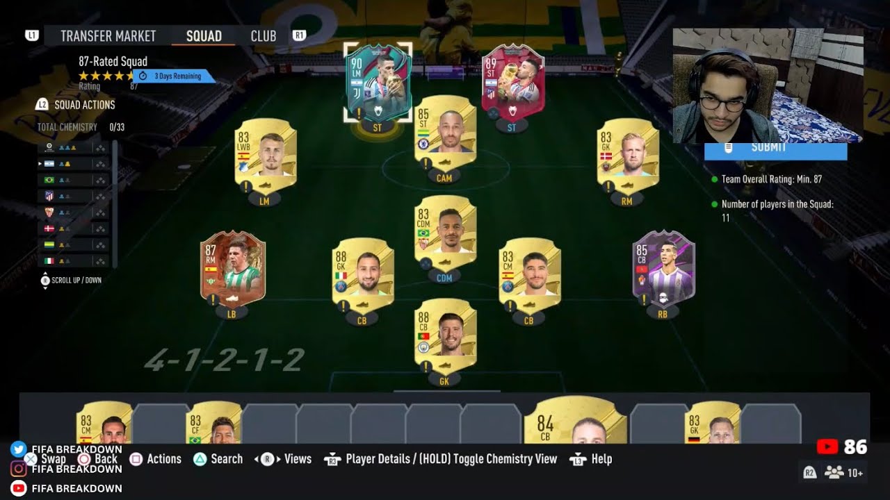 FIFA Breakdown Submits WC Correa And Di Maria Into 88+ Mid/WC Icon ...