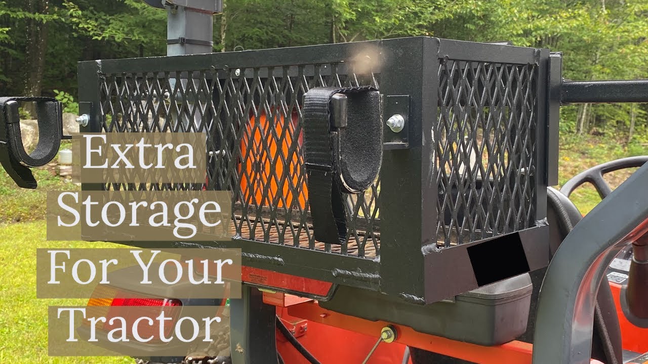 Tool Tray For Tractors Review & Accessory Holder | Kubota L 2501 Tool ...