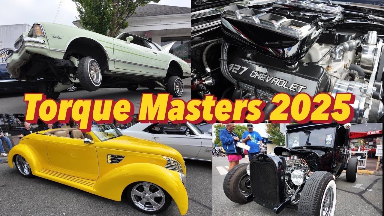 Torque Masters Massive 2025 Car Show Sidney BC Vancouver Island. - YouTube