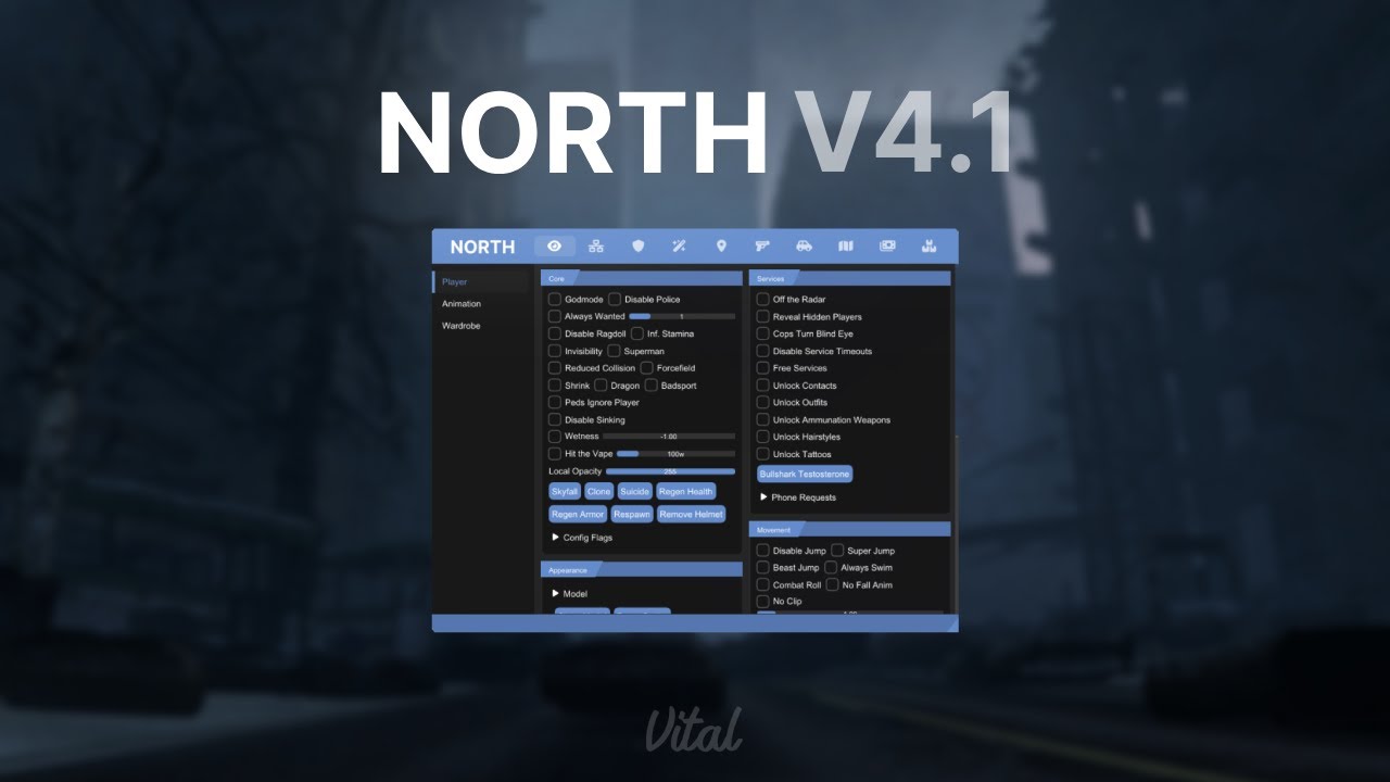 North V4.1 Mod Menu Showcase | INSANE MENU | STEALTH MONEY | BEST ...