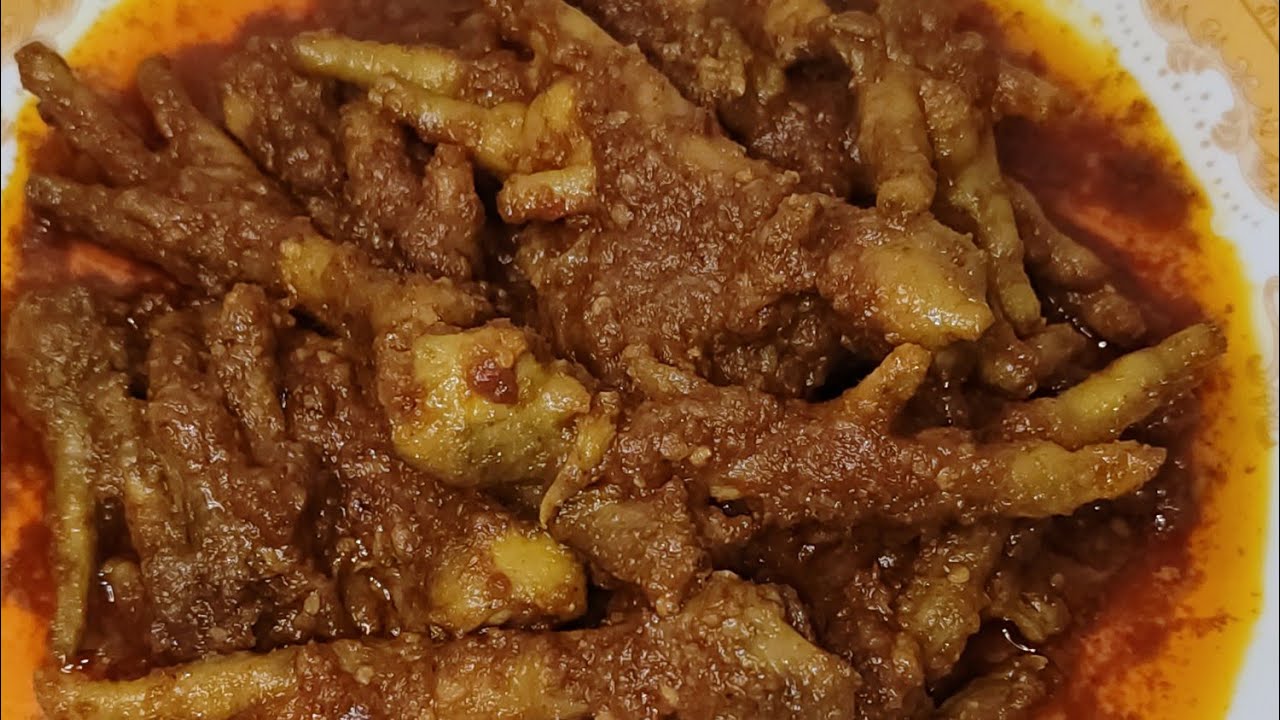 Chicken feet curry recipe |Chicken Curry recipe with sauce - YouTube