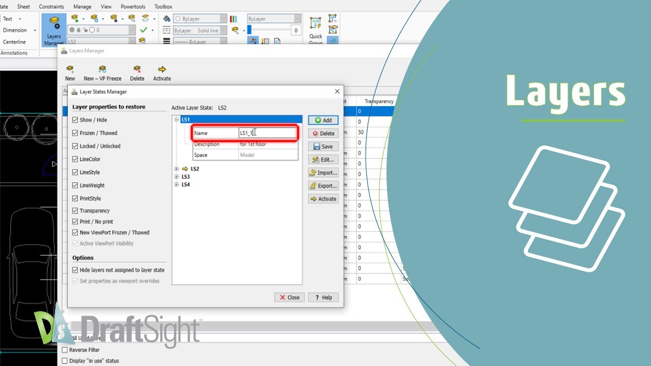 Rename Layer State - YouTube
