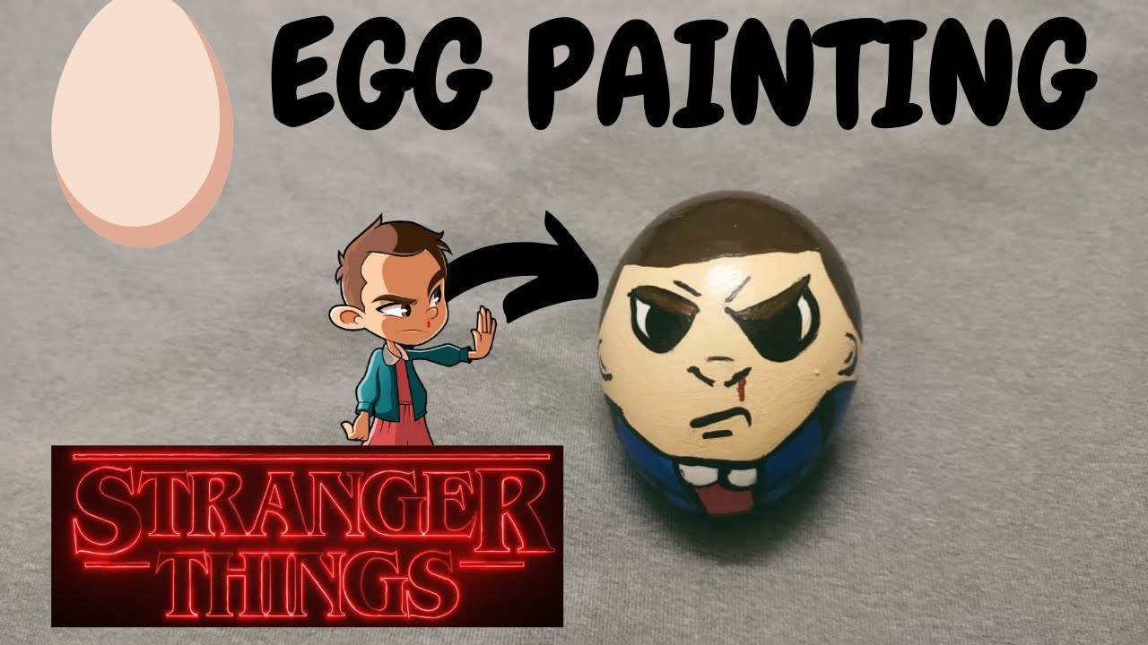 Stranger Things - egg shell painting ideas | best out of waste craft ...