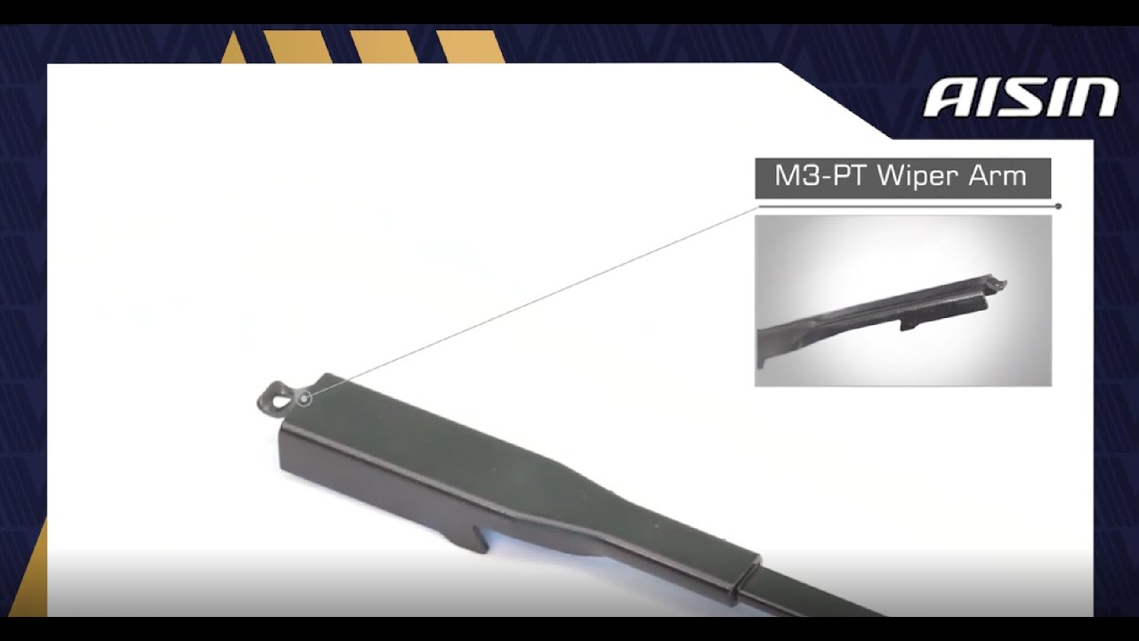 Wiper Installation (Top-Lock) with M3-PT Adaptor - YouTube