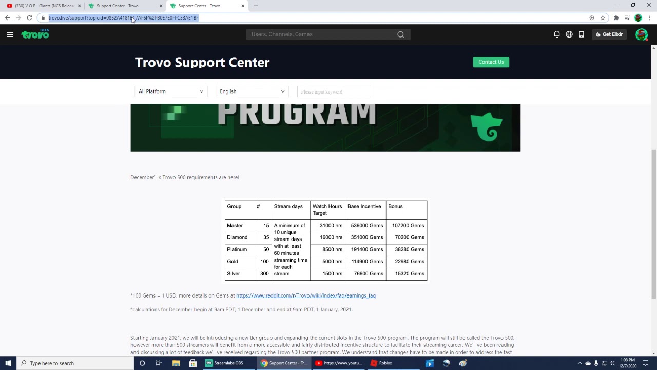 what is trovo and the trovo 500 program explained - YouTube