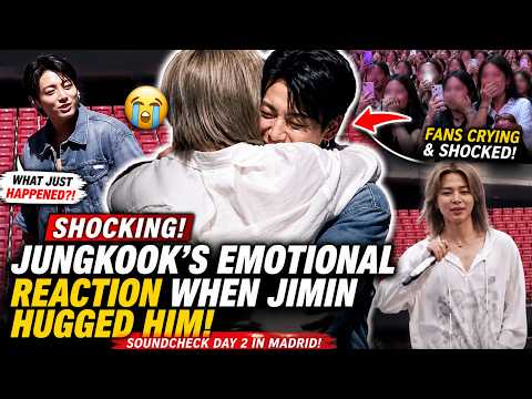SHOCKING! Jungkook Emotional Reaction to Jimin’s Hug at Soundcheck Day 2 (Full Moment)