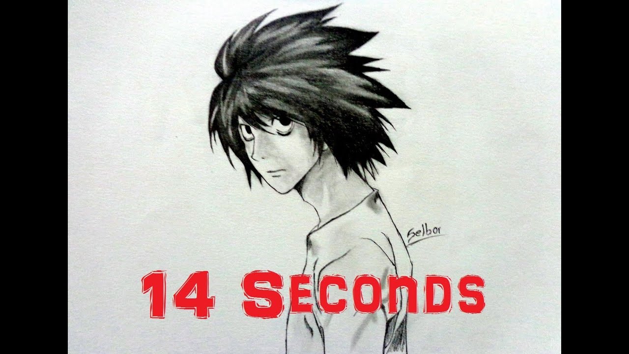 SUPER Speed Drawing: L | 14 SECONDS - YouTube