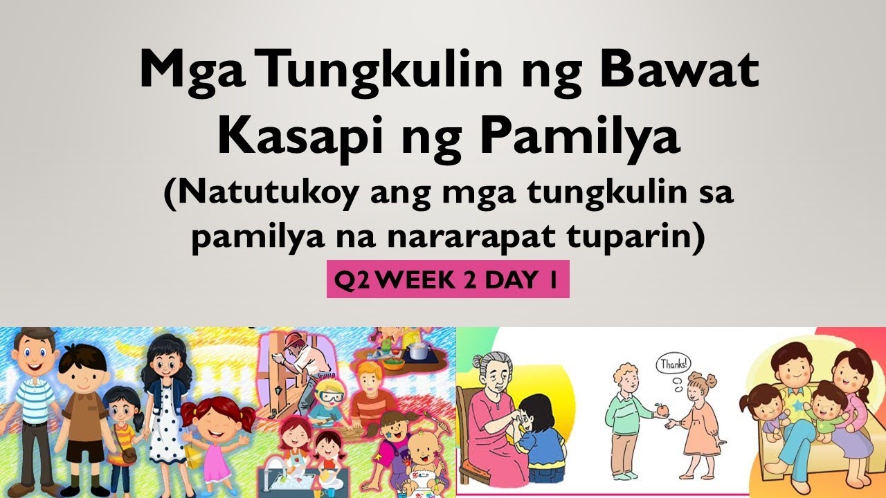 7 ESP Q2 WEEK 2 DAY1 FREE PPT Mga Tungkulin ng Bawat Kasapi ng Pamilya ...