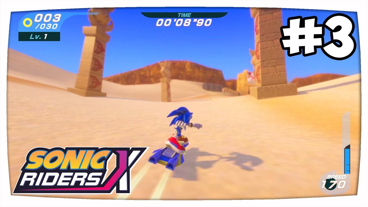 *NEW* SONIC RIDERS X SAND RUINS GAMEPLAY! (Sonic Riders Remastered ...