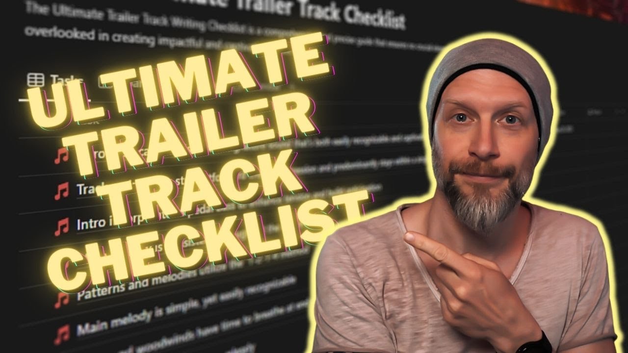 The Ultimate Trailer Track Checklist | Notion Template - YouTube