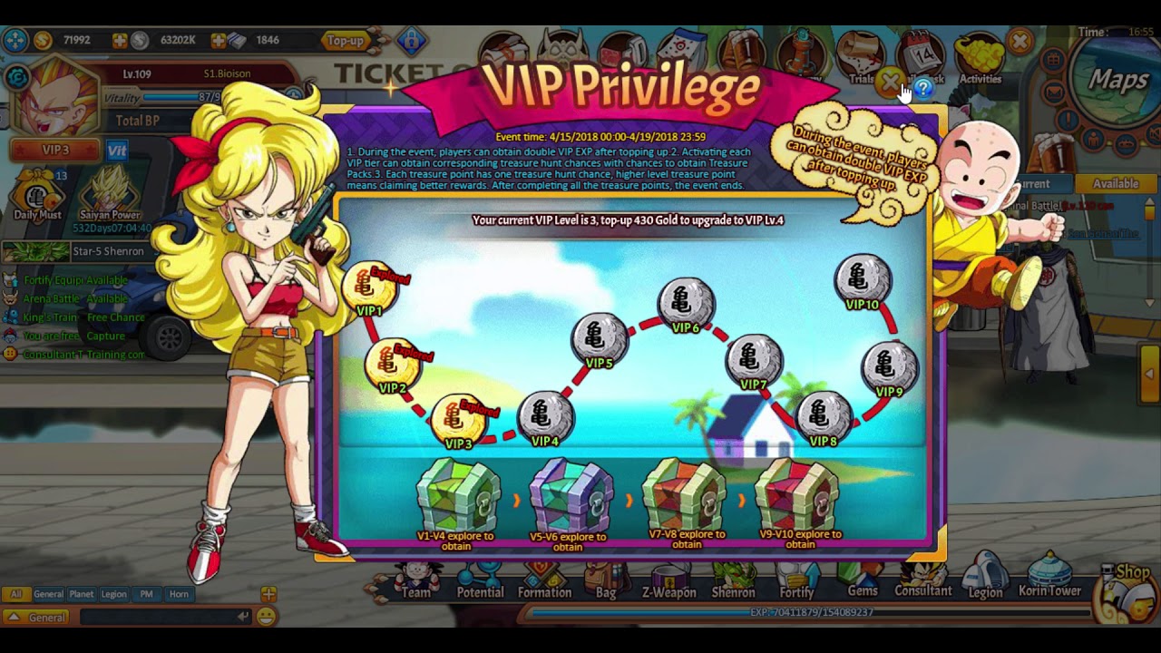 Dragon Ball Z Online (Volcano Adventure Consultant Cloned Vegeta) - YouTube