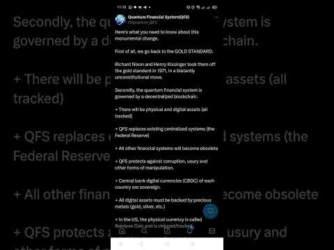 27. LAUNCH NESARA/GESARA - QFS - FED NEW HEVE YOU SETUP YOUR QFS ...