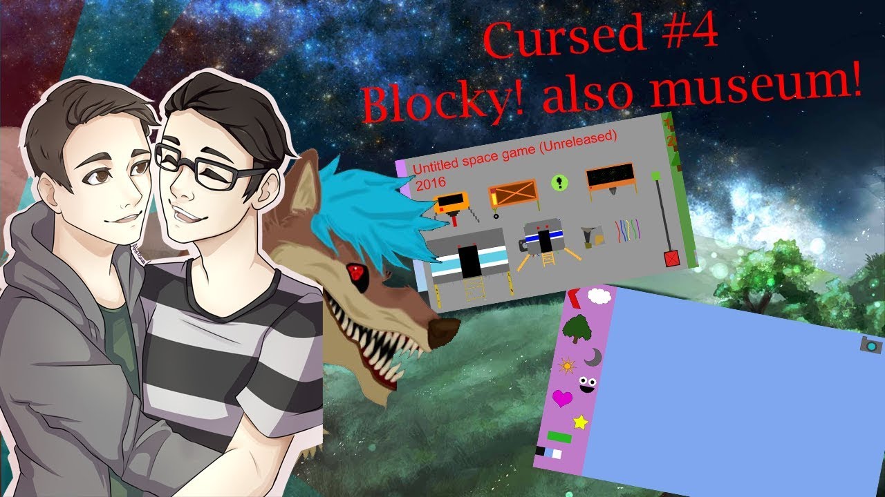 Cursed #4 Blocky! also museum! - YouTube