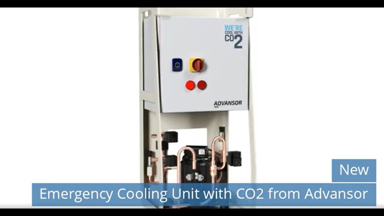 New Emergency Cooling Unit with CO2 from Advansor - YouTube