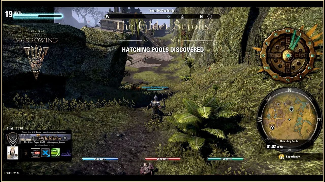 ESO Morrowind Quest, Shadowfen "The Hatching Pools" PvE - YouTube