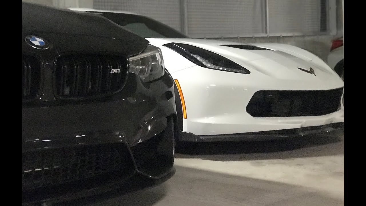 2019 BMW M3 vs 2019 Corvette Z06 - YouTube