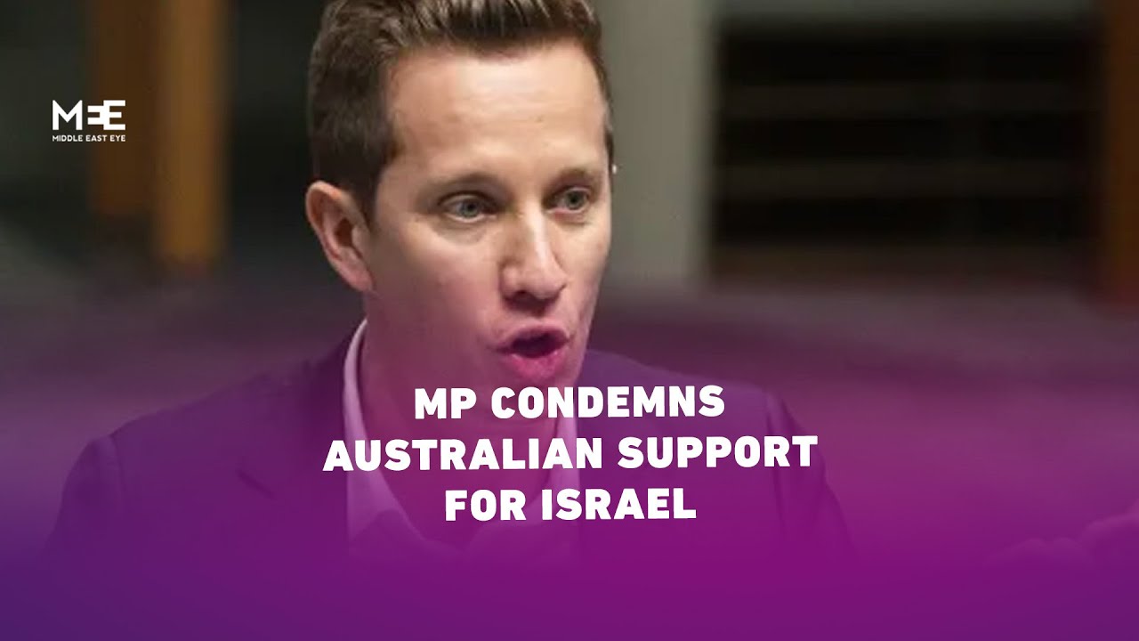Australian MP berates parliament over support for Israel - YouTube