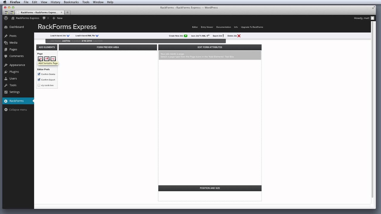 RackForms Express For WordPress Tour - YouTube